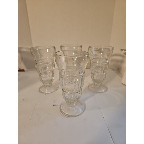 unbranded | Dining | Vintage Soda Bar Clear Glass Ice Cream Sundae ...